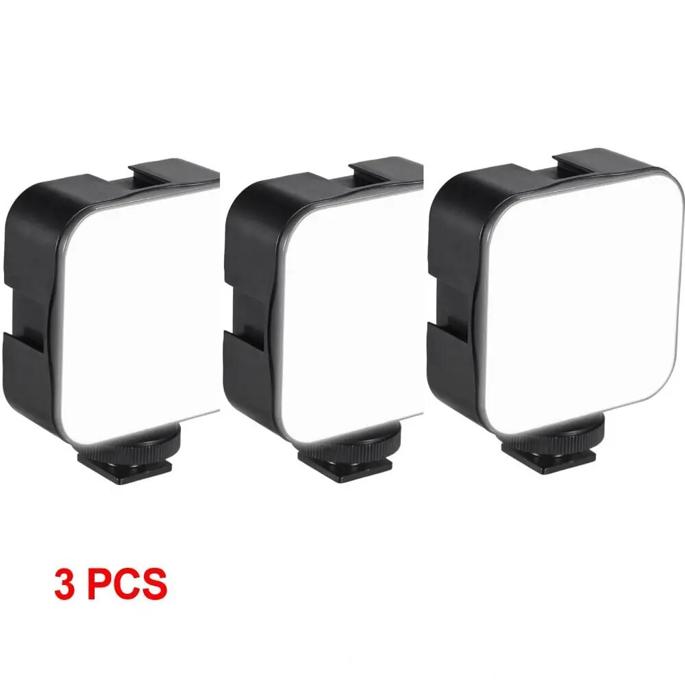DITIPOO Мини-видеосвет LED 5W 6500K для DSLR камер 3pcs