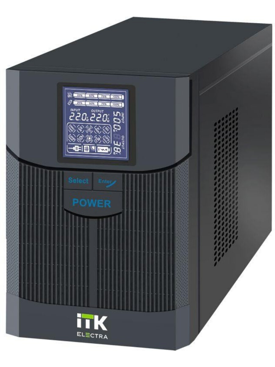 Источник бесперебойного питания ITK ELT-1000VA-1-002-S 800 Вт, Линейно-интерактивный
