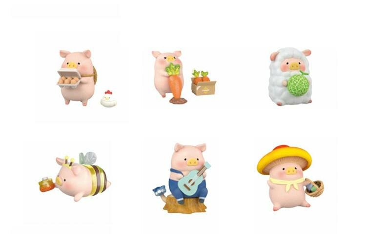 Игрушки унисекс 52TOYS LuLu Pig Farm Collection, 2 Mystery Boxes (Random Style)