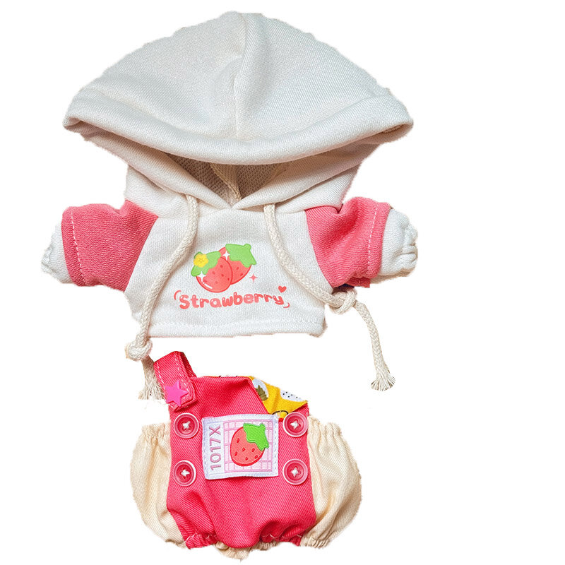 Комбинезон унисекс YUEZHILIAN Strawberry 2-Piece Set, 20CM EU