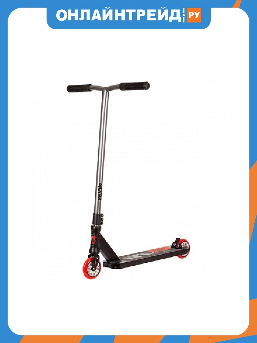 Самокат Novatrack Psycho'40, серебристый 100A. PSYCHOP1. SL22