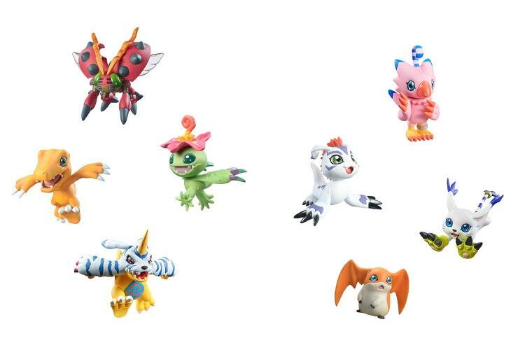 Фигурки чиби унисекс MegaHouse Digimon Adventure Mix, Box Egg Reissued Version