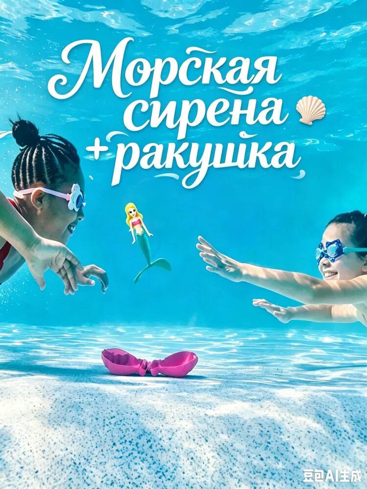 Летние водные игрушки для детей, тонущие игрушки русалка и ракушка для подводных игр в бассейне и ванне