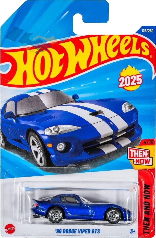 Машинка Hot Wheels 96 Dodge Viper GTS