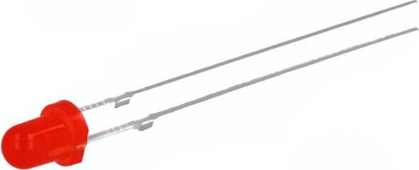 OPTOSUPPLY OSNR3134A LED; 3mm; red; 10?15(typ)-20mcd; 30 град; Front: convex; 1.8?2.4V, 1шт