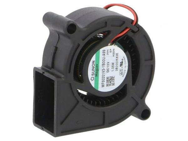 Вентилятор SUNON MF50201V3-A99-B DC blower ,12В DC, 50 x 50 x 20 мм, 8,15 м3/ч, 27,5 дБА