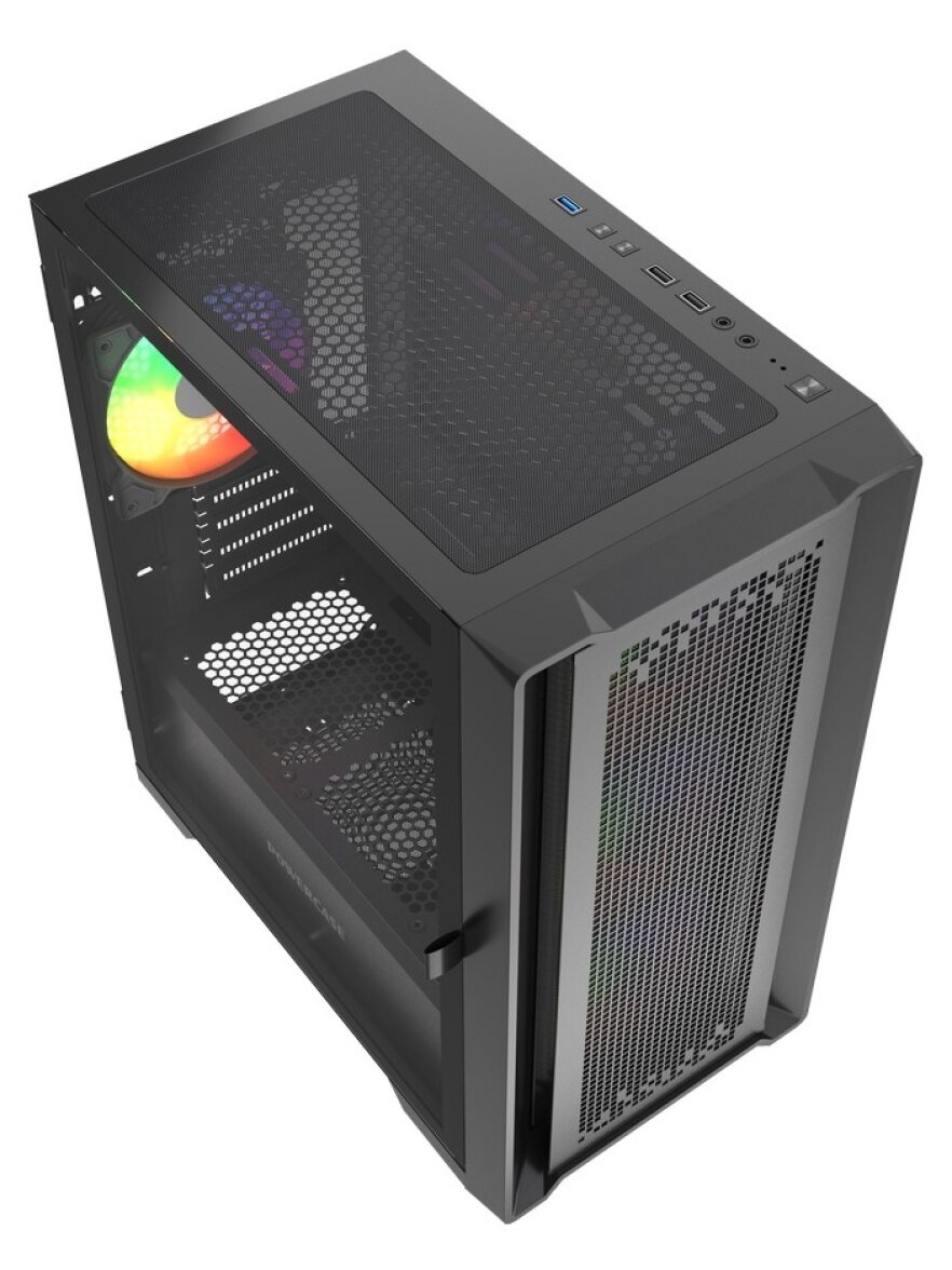 Корпус Powercase ByteFlow Micro Black LE, черный (CAMBFB-A4-LE) — фото 1