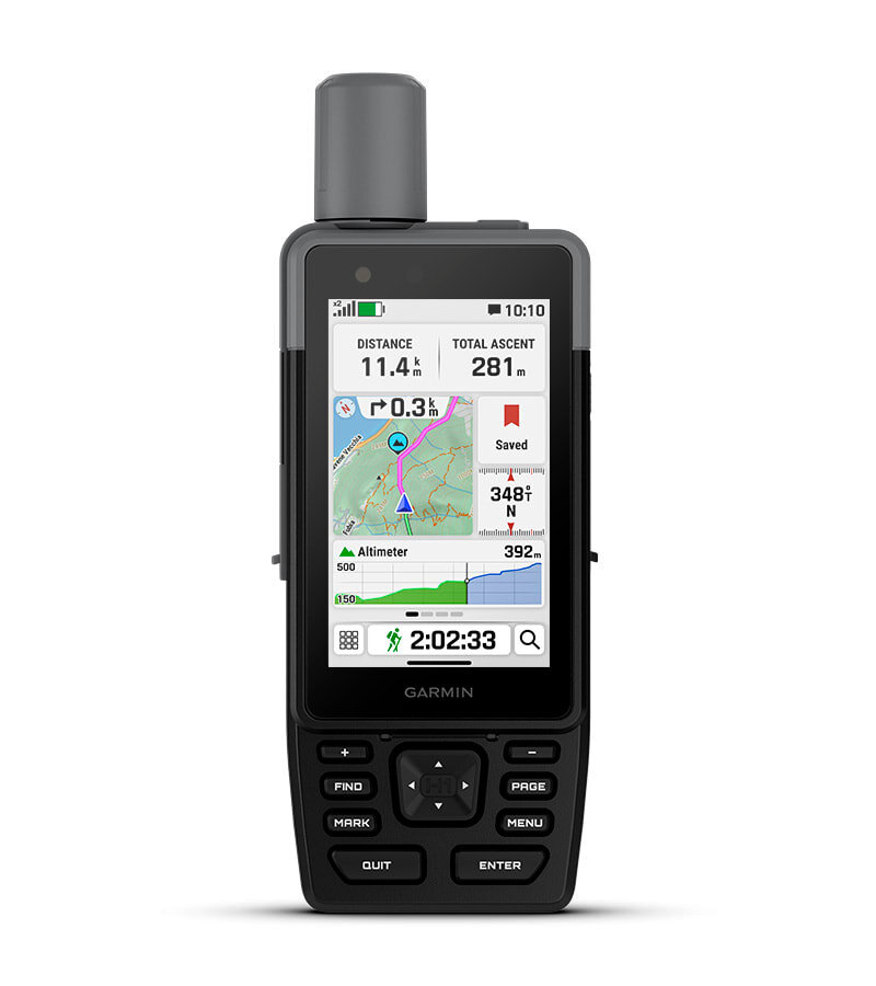 Портативный GPS-навигатор Garmin GPSMap H1+карты топо в подарок, 010-02920-01
