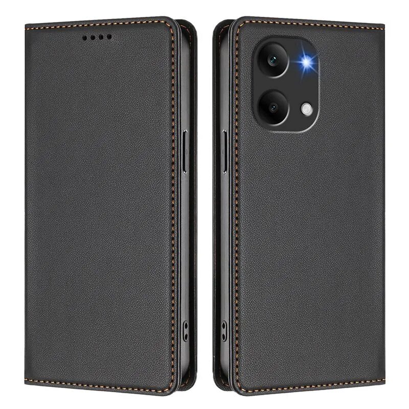 Чехол книжка для Xiaomi POCO X8 Pro Max / Redmi Turbo 5 Max / Поко Х8 Про Макс / Редми Турбо 5 Макс магнитной застежкой хлятиком и отделением под карты, Однотонный магнитный защитный чехол