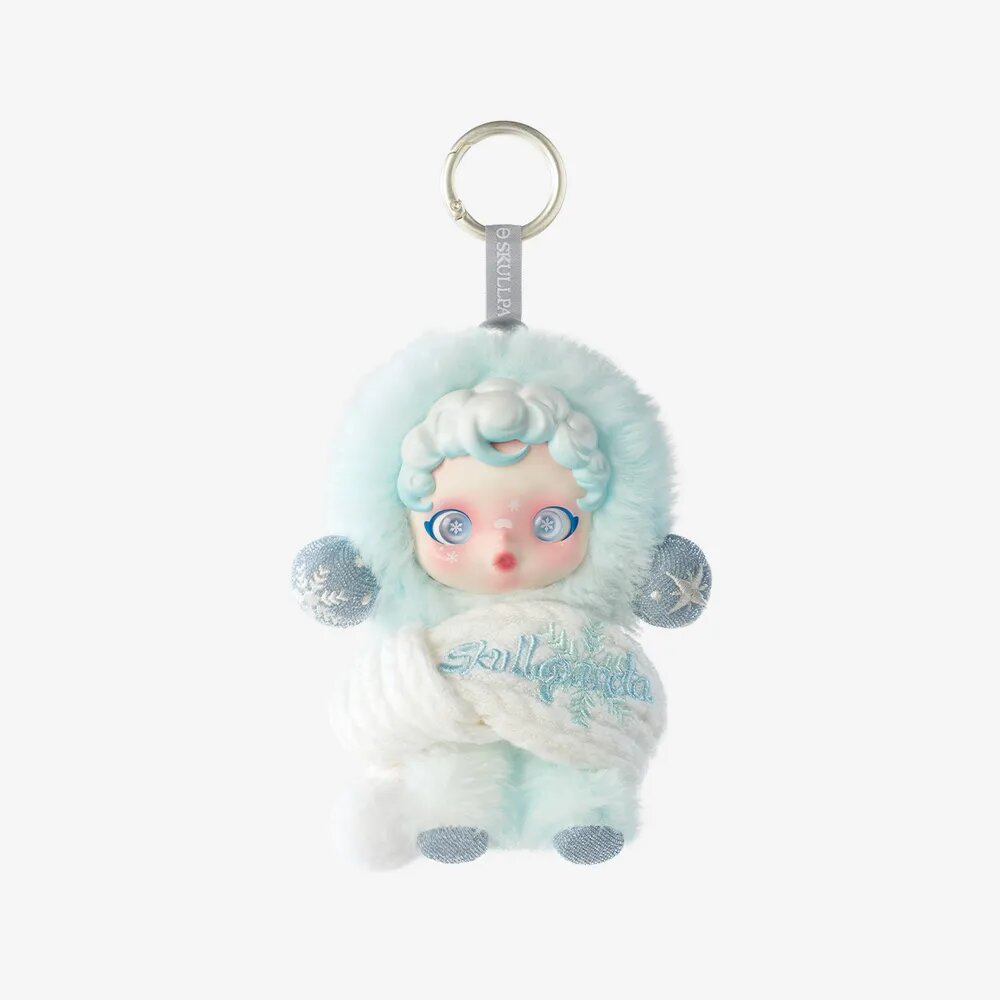 POP MART - SKULLPANDA Winter Symphony Series Plush Doll, Song of Snow, Подарки, украшения комнат, 1 шт
