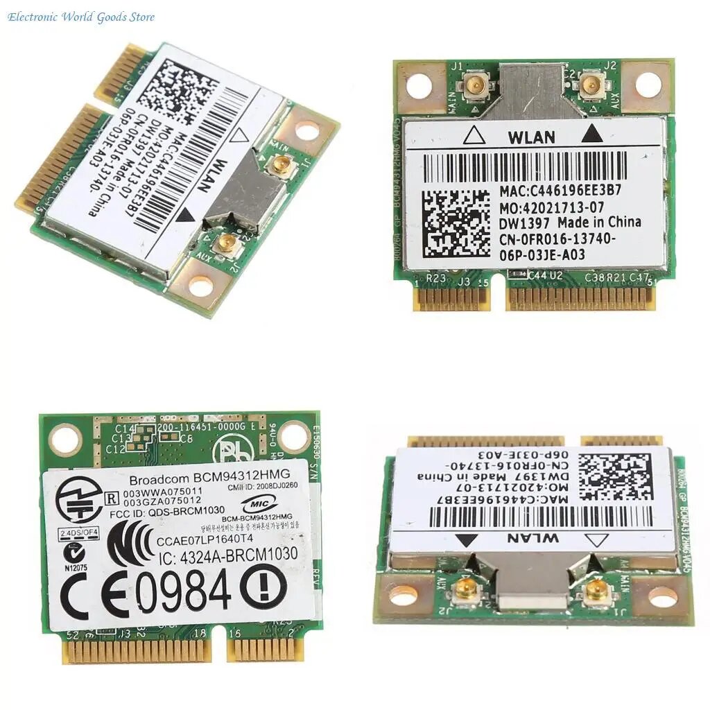Беспроводная сетевая карта Broadcom BCM94312HMG2L для Dell DW1397