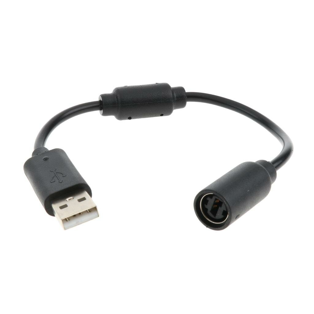 USB-конвертер-адаптер для геймпада Microsoft 360, черный.