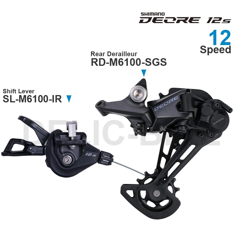 Переключатель передач SHIMANO DEORE M6100 SLX 12 скоростей SL-M6100-IR(no) RD