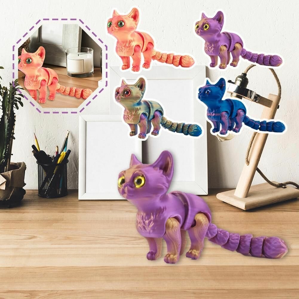 3D - принтер Котенок с хвостом может перемещать игрушки — фото 1