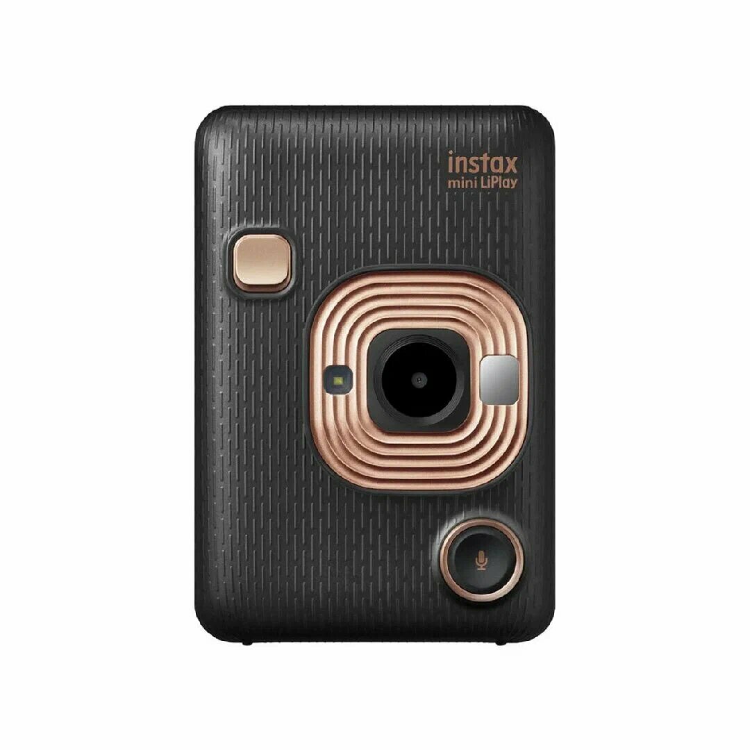 Фотоаппарат моментальной печати Fujifilm Instax Mini LiPlay, Розовое золото/черный