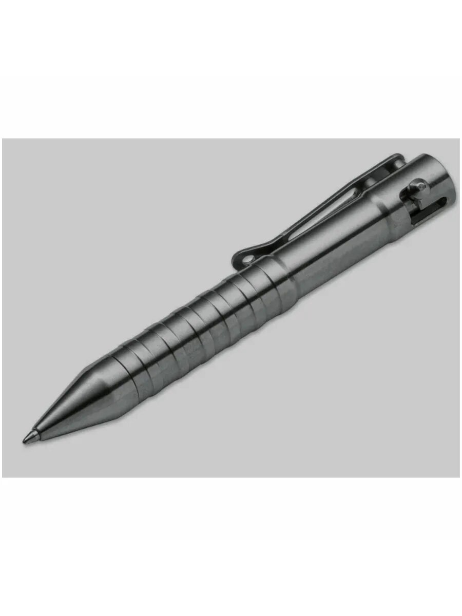 Ручка тактическая Boker Plus K.I.D. cal. 50 Titan silver
