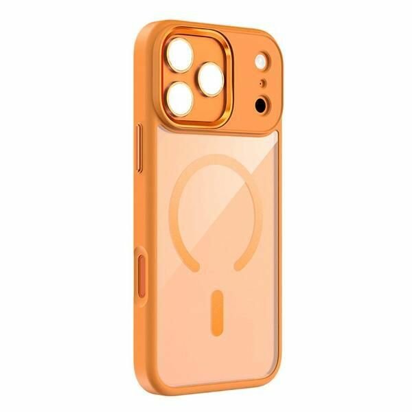 Чехол для смартфона, телефона Keephone Apple iPhone 17 Pro Max Armor Grip MagSafe Защита от падения высокого класса, не желтеет Оранжевый