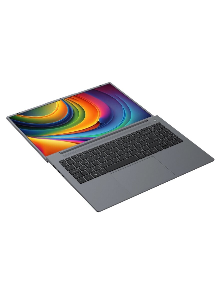 Ноутбук Digma EVE C5805 16" WUXGA IPS 60Hz 250nits N100(0.8ГГц), 16Гб DDR5, SSD 512Гб, UHDG, Win11Pro, Dk.Grey (DN16N1-ADXW01)