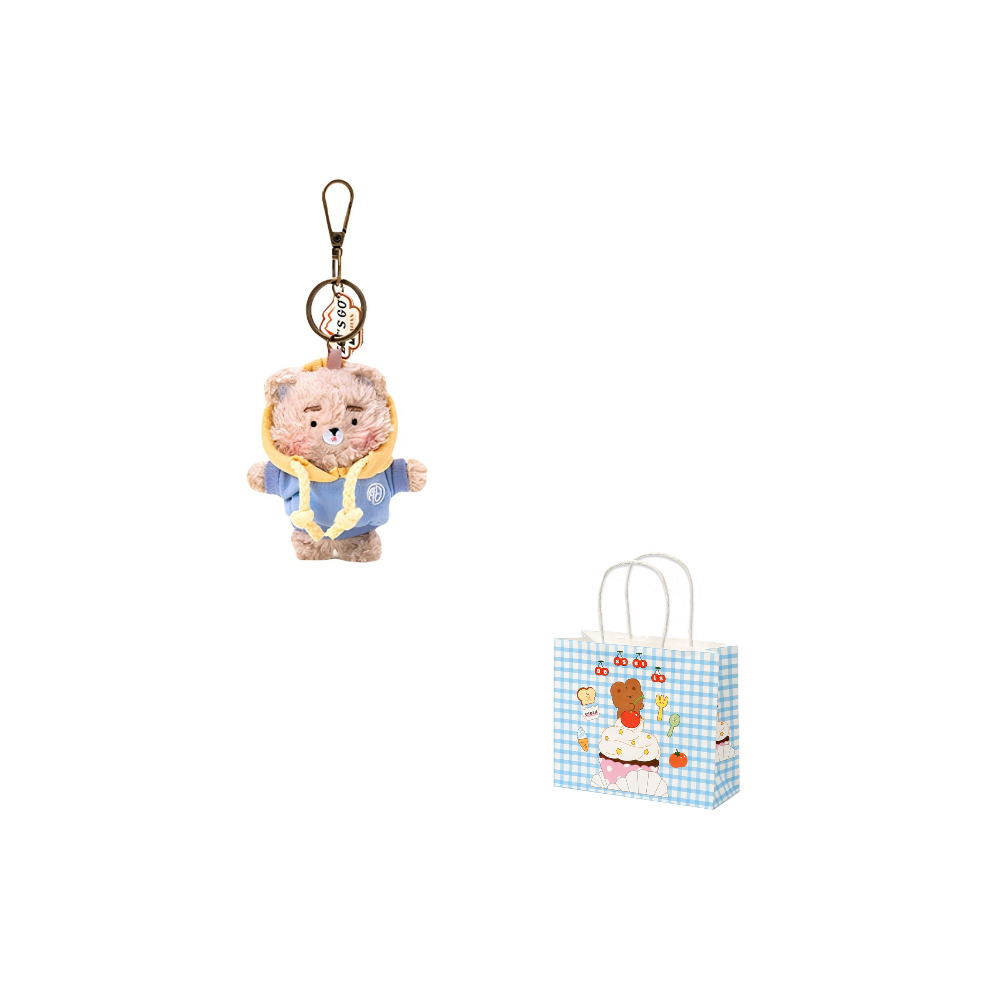 YANGWAWAHEXIAOXIONGTIAOWU BOLD BEAR Туристические Коллекция Шапки Кепки Мелочь Куклы Плюшевый Украшение 12cm