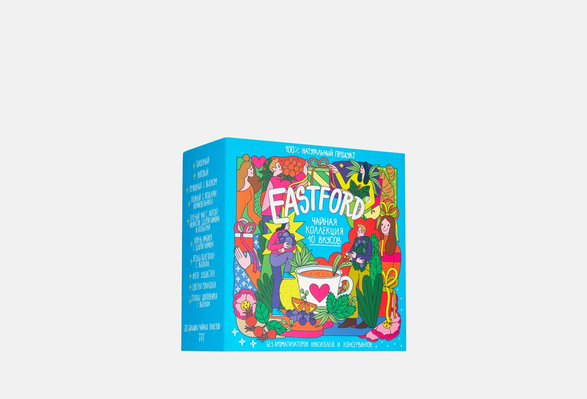 EASTFORD Чайная коллекция 10 вкусов Набор в больших супер-пакетах 20 шт