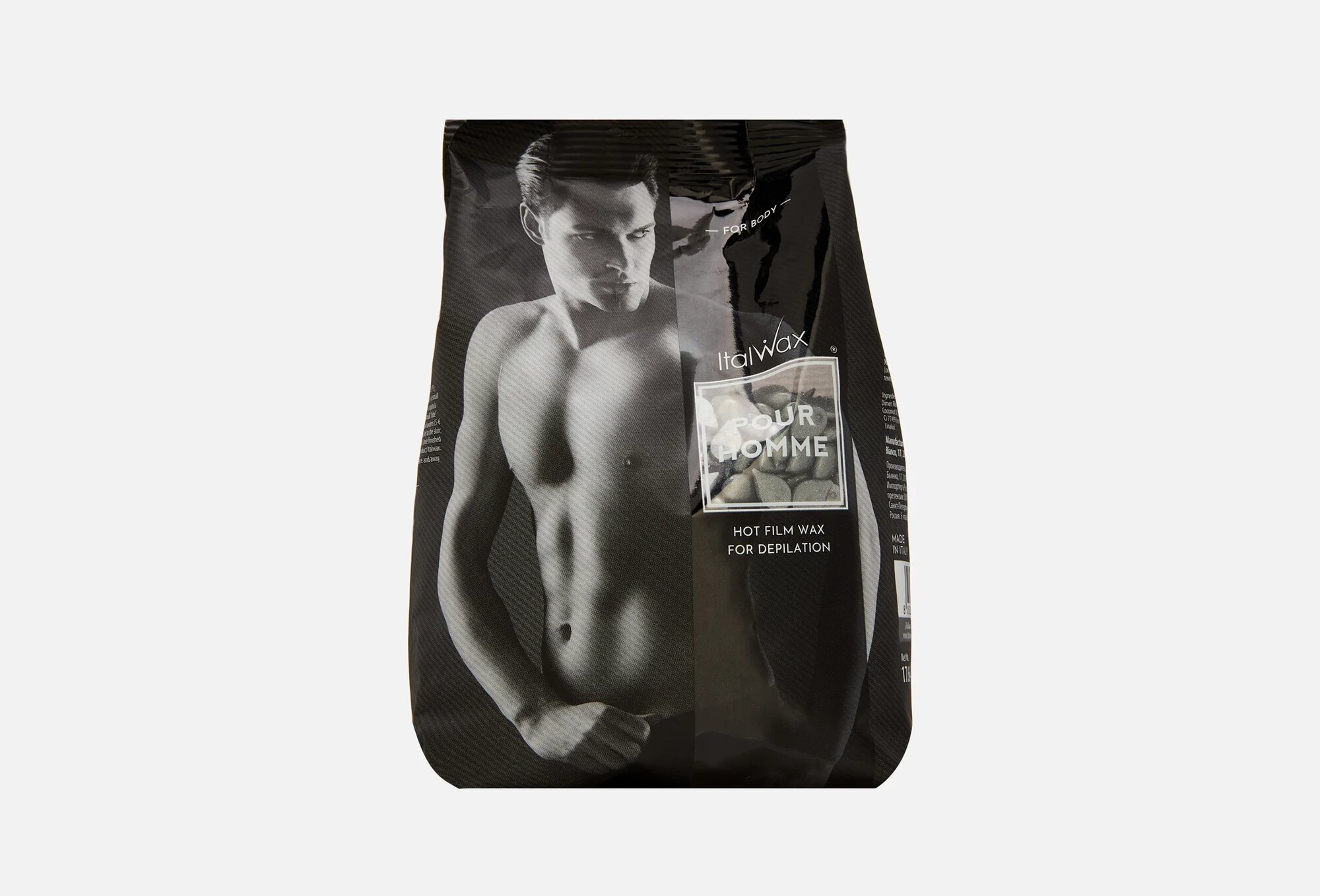 Italwax POUR HOMME Пленочный воск для депиляции 500г