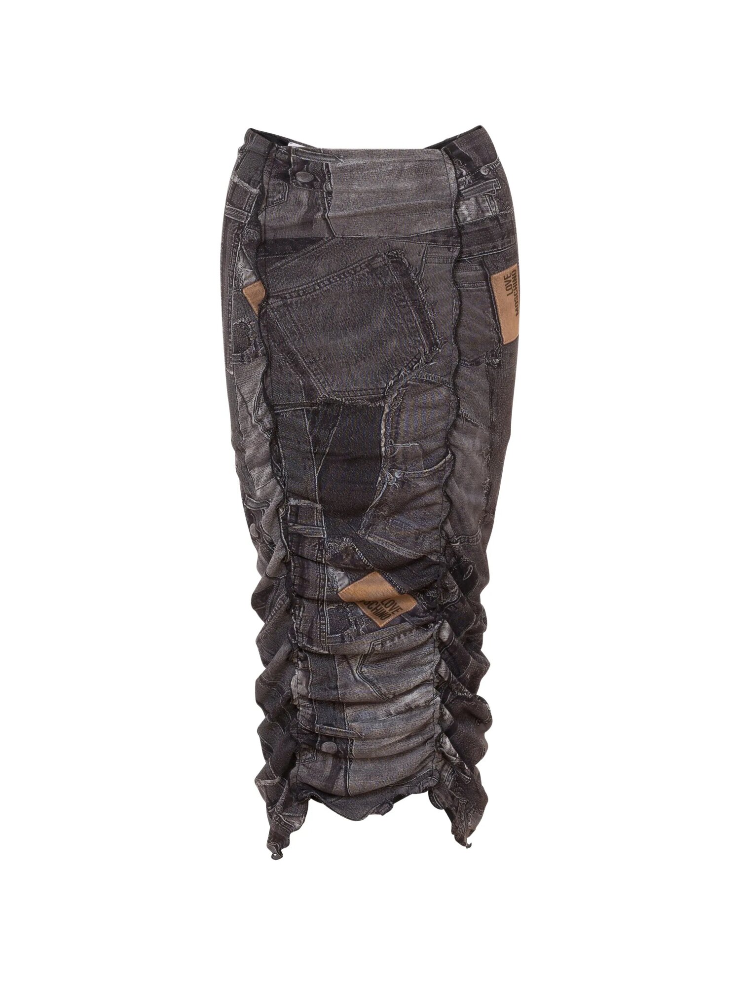 Юбка Printed mesh skirt