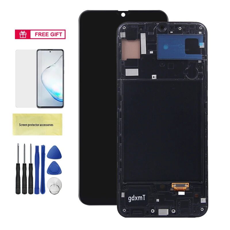 TFT-дисплей для Samsung A50 SM-A505FN/DS A505F/DS A505, сенсорный экран, дигитайзер, LCD With Frame