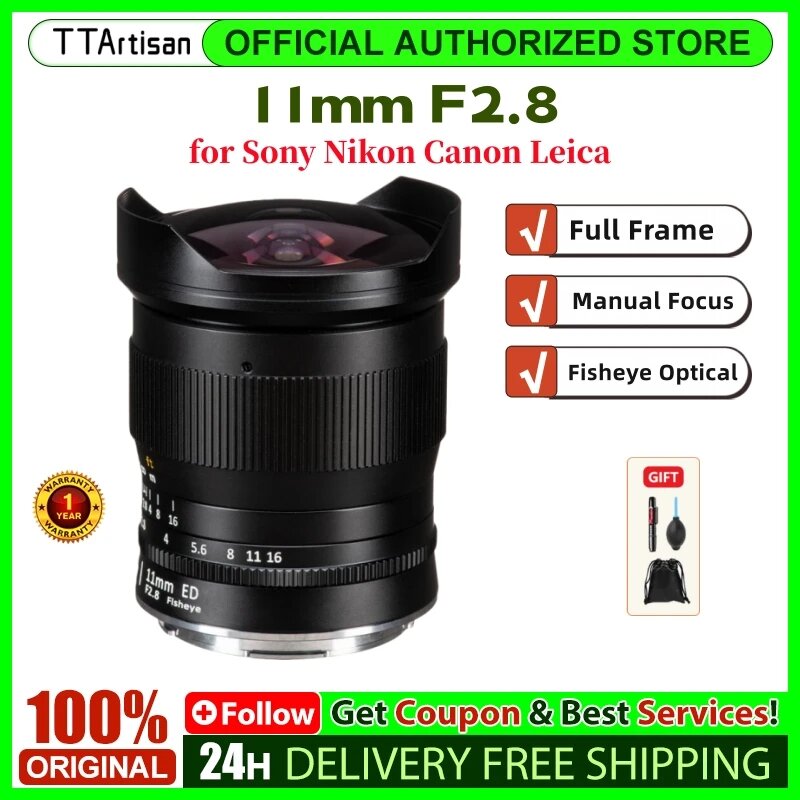 Объектив TTArtisan 11mm f2.8 Fisheye для Sony E Mount