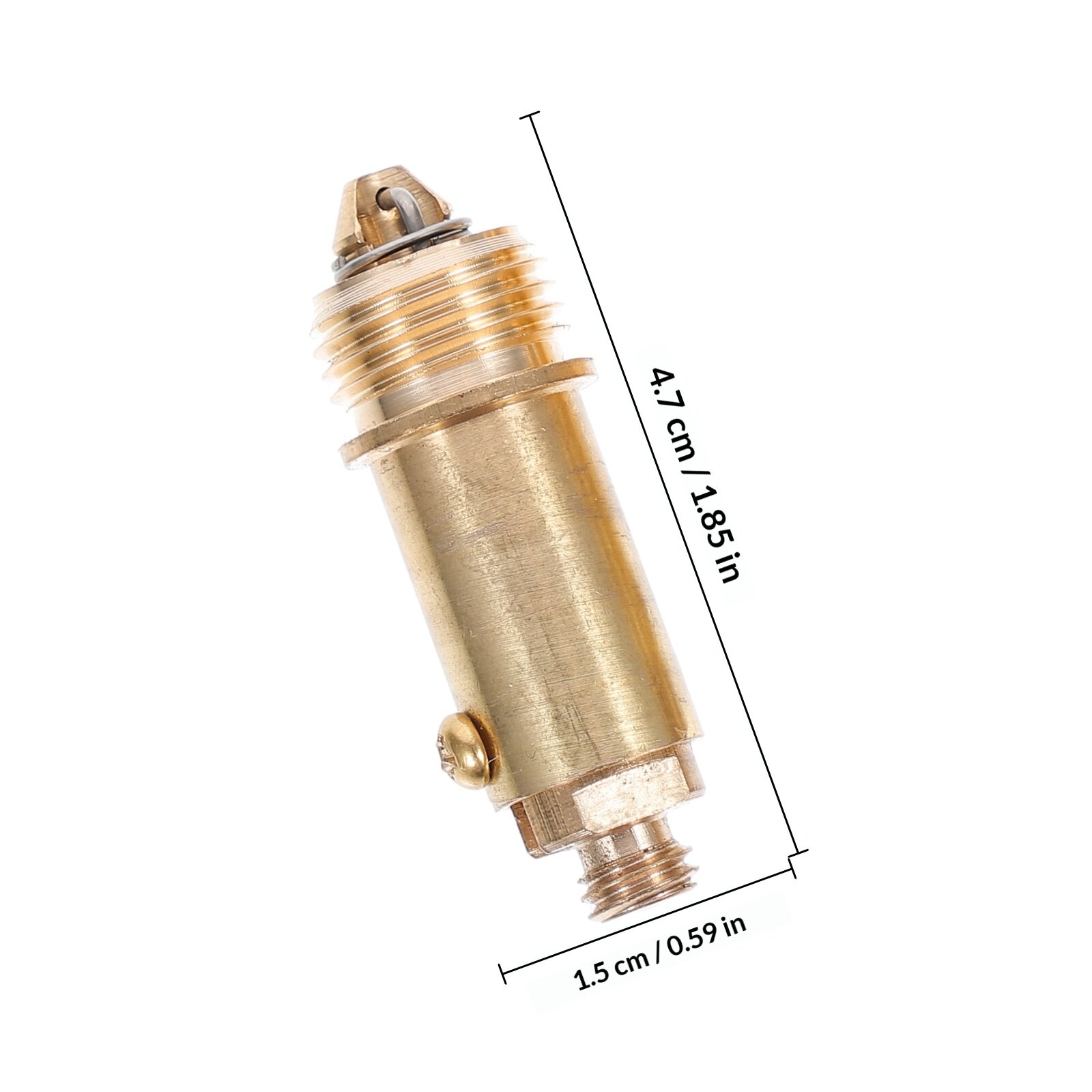 Сифон Для Ванной 2 Штуки Золотой Цвет Материал Бронза Размер 4.70X1.50X1.50Cm
