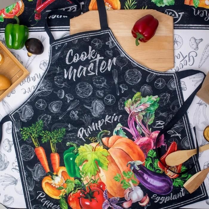 Фартук Этель: Cook Master 60х65 см, 100% хл, саржа 190 гр/м2
