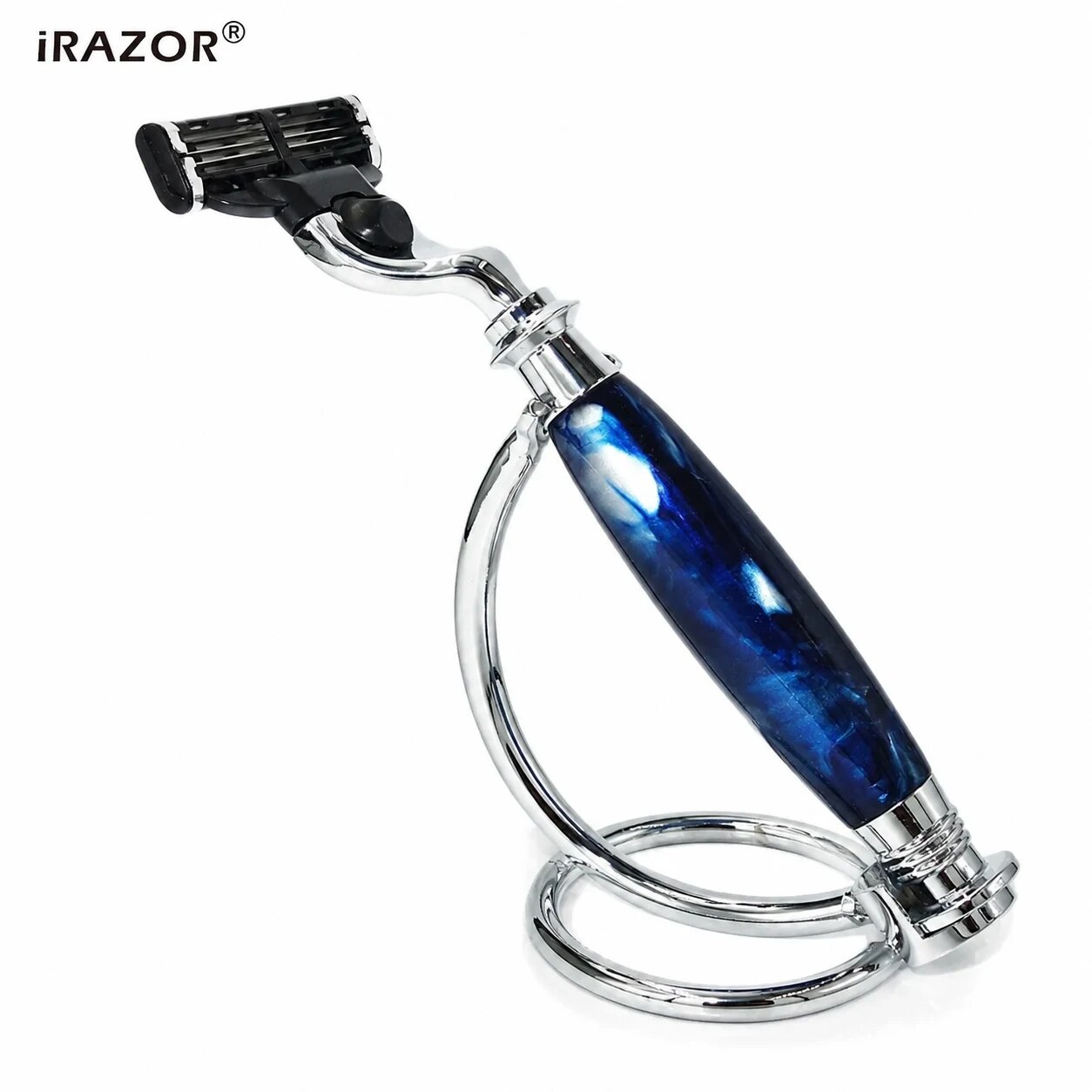 IRAZOR бритва Mach 3 с подставкой, цвет Razor with stand — фото 1