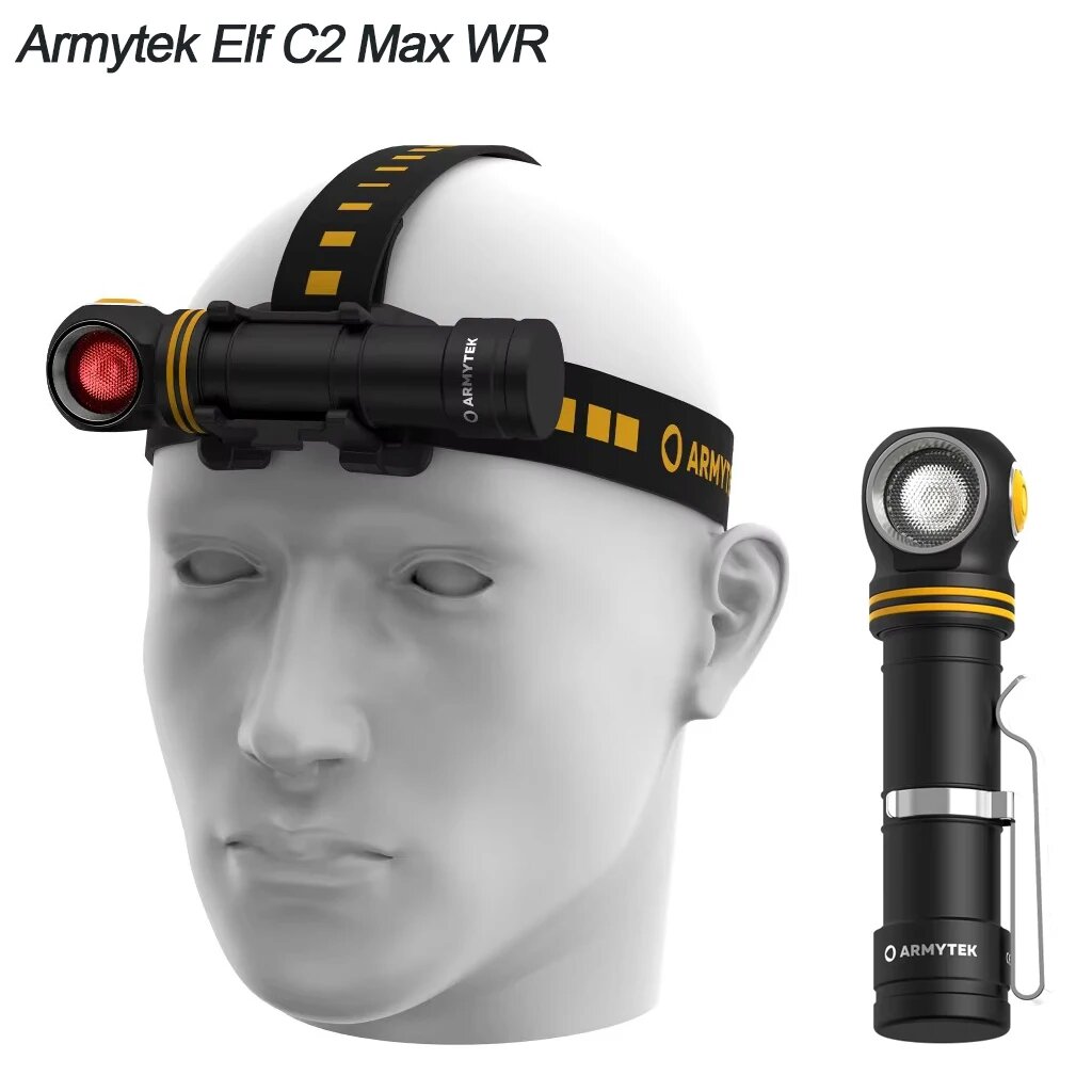 Armytek Elf C2 Max WR Мультифонарик 4 в 1, 2500 люмен, налобный фонарь с теплым/белым светом, светодиодный фонарь EDC с тестом, Lampe De Poche