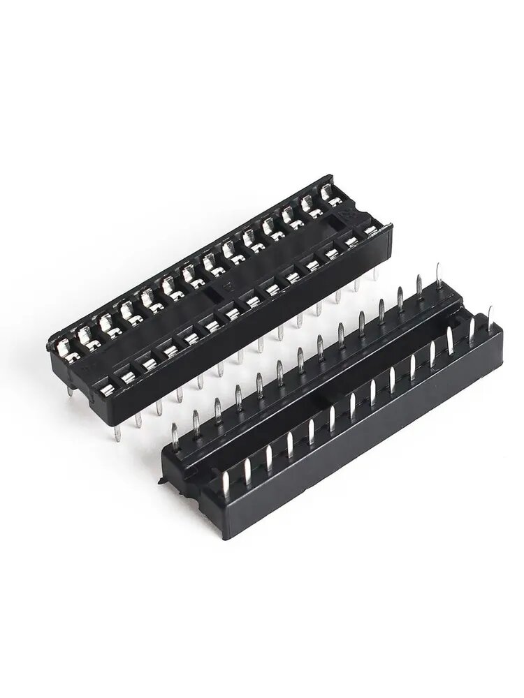 Набор IC сокетов DIP, 10 шт, 6-28 пинов, 2.54 мм, для Arduino и пайки