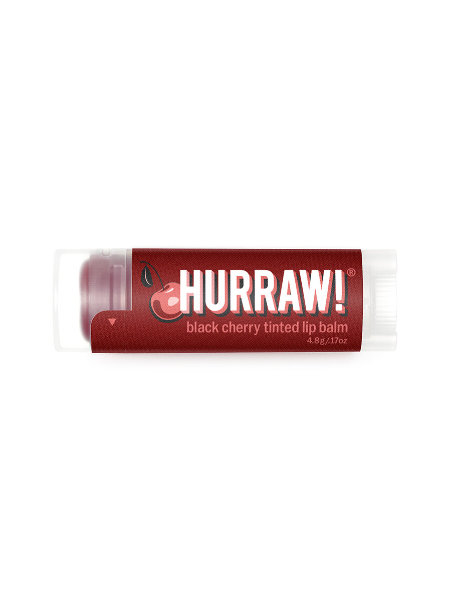 Оттеночный бальзам для губ HURRAW! Black Cherry Tinted Lip Balm Вишня