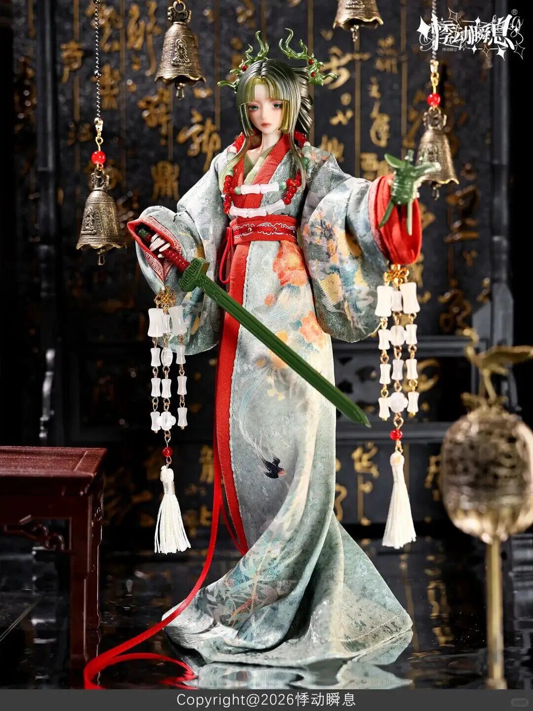 Коллекционная кукла Jidongshunxi 1/6 BJD в стиле Фэнъюэ «Тысячелетний древний стиль» A