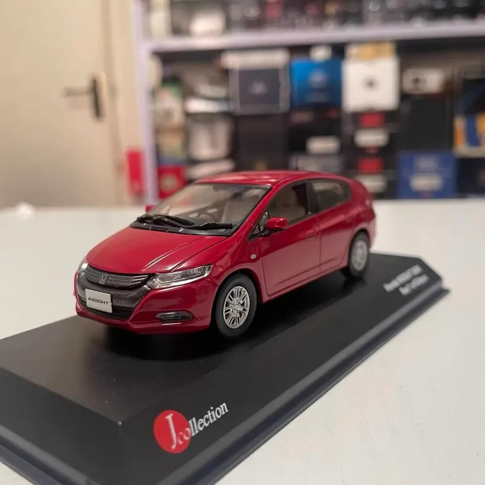 1:43 JCollection Honda Insight 2009 Red Diecast Model Модель коллекционная