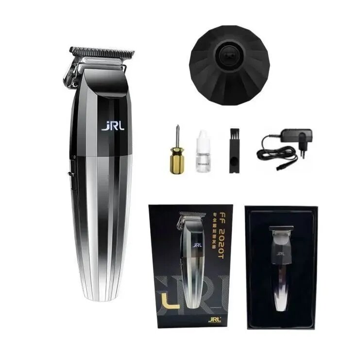 JRL Professional Машинка для стрижки 2020T, серебристый, черный