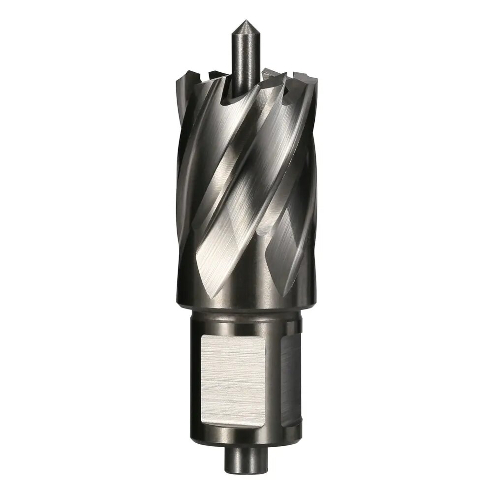 Сверло корончатое по металлу 24wX30mm HSS Weldon 19mm из быстрорежущей стали / Кольцевая фреза по металлу