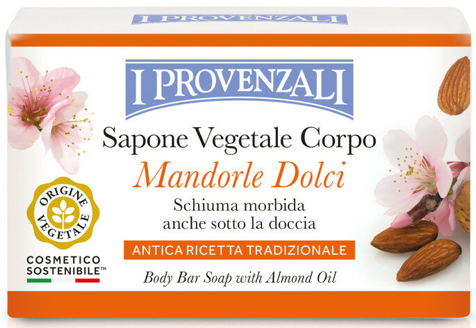 Мыло I Provenzali растительное Сладкий миндаль, 250г (2 шт)