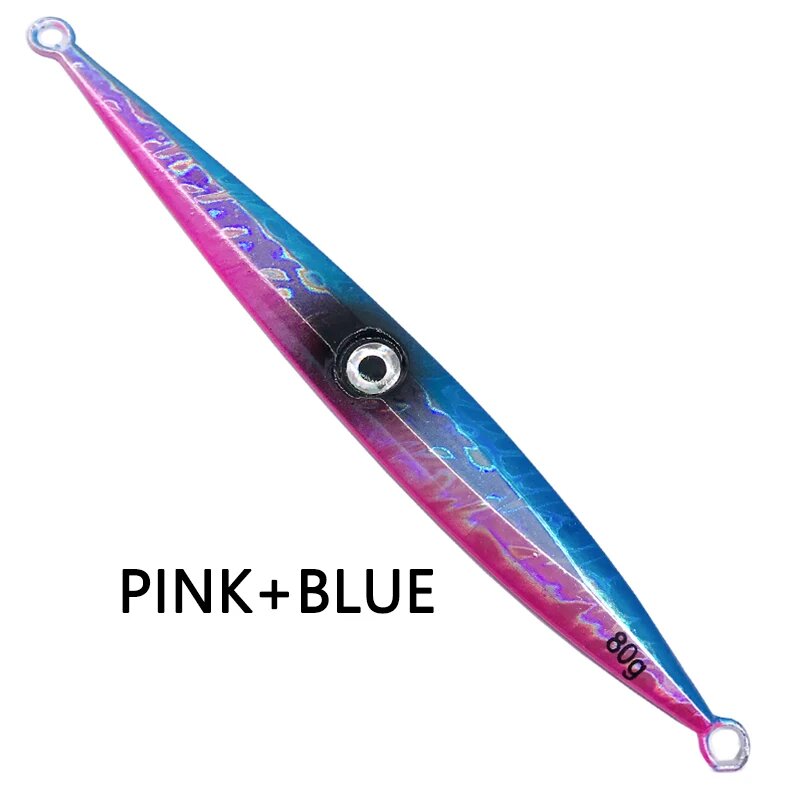 TEASER J15 Медленно тонущая приманка для морской рыбы 40-300 г Розовый, 40g, Jig15-bluepink