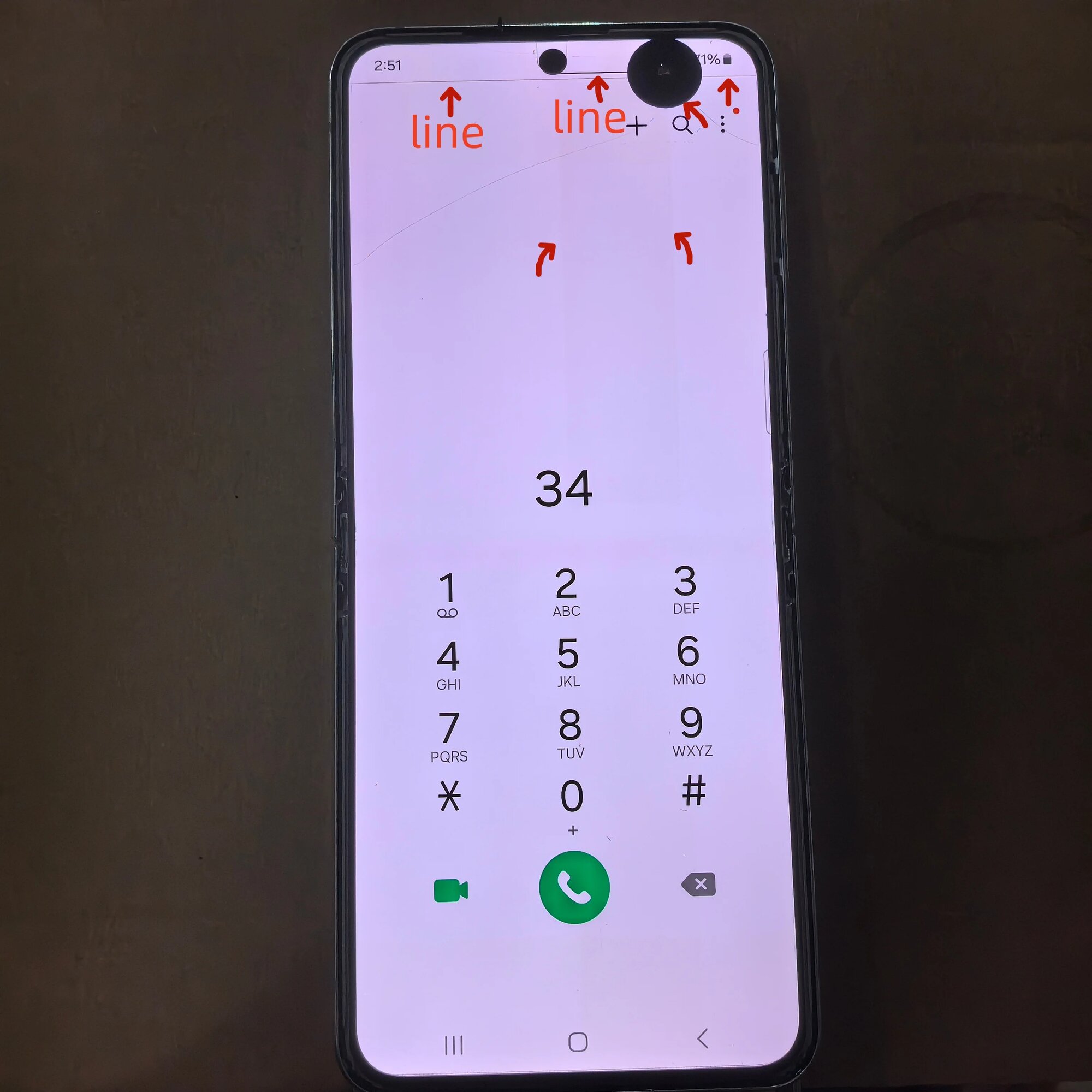 6,7-дюймовый сенсорный экран Zflip5 Super AMOLED для Samsung Galaxy Z Flip 5, экран SM- F731 F731b F731u, ЖК-дисплей с дефектом.