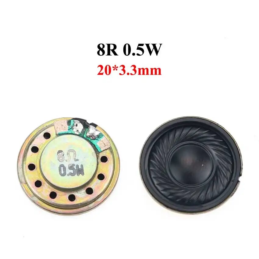 Динамик 8R 0.5W 20mm