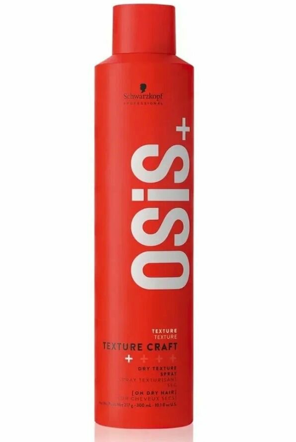 Schwarzkopf Professional / Сухой спрей OSIS+ средней фиксации texture craft, 300 мл