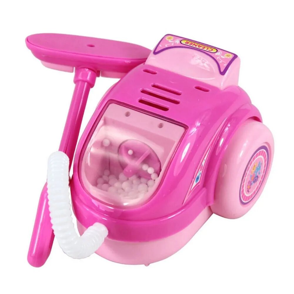 Мини-симуляторы бытовой техники play house toys-розовый пылесос 05