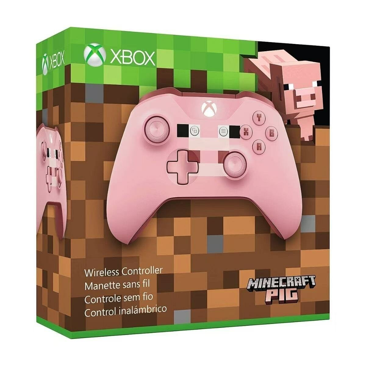 Геймпад Microsoft Xbox One Wireless Controller Minecraft Pig