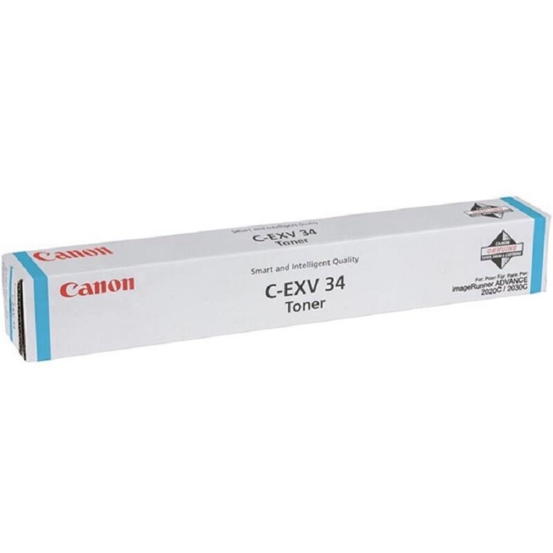 Тонер-картридж Canon C-EXV34, голубой, для IR C2020/2030 (3783B002)