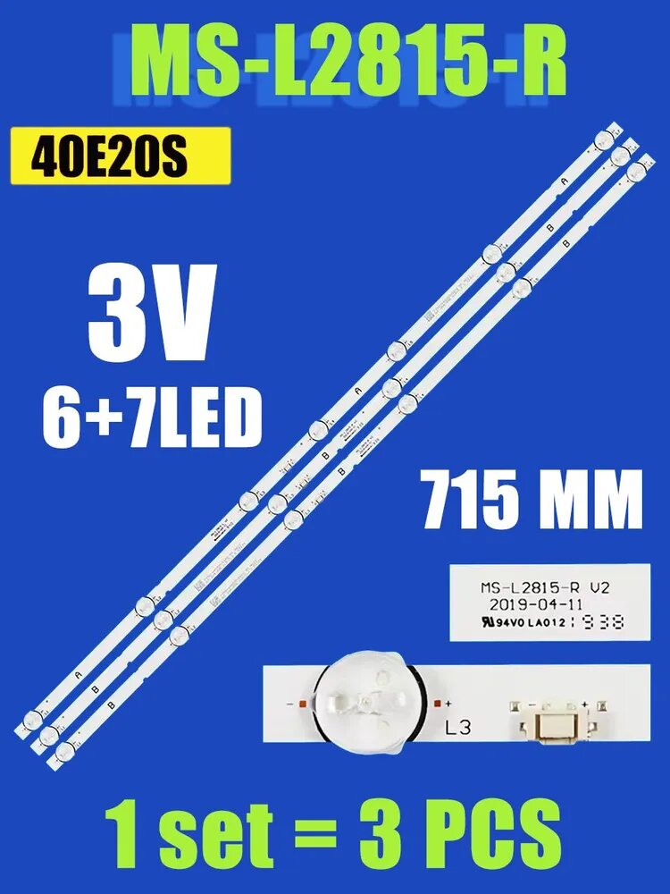 Светодиод для SDL400FY(QD0-C00)(39)-V400HJ9-PE1 40E20S MS-L2815-R V2 L2757 L2958