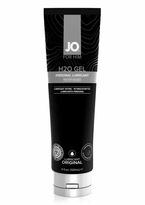 Гель-смазка System Jo H2O For Him Original, увлажнение и комфорт, 120 мл