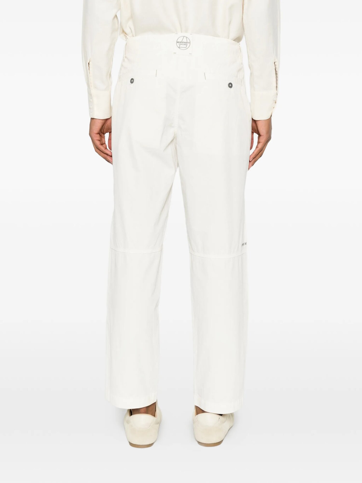 Брюки Murphy & Nye Logo-patch straight-leg trousers, размер 30, разноцветный — фото 1