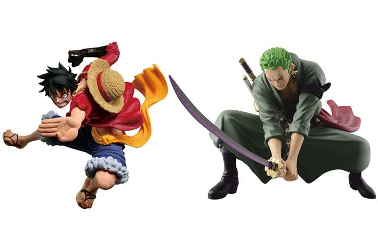 Фигурки унисекс BANPRESTO Monkey D. Luffy SC Styling King's Showdown One Piece, Luffy & Zoro